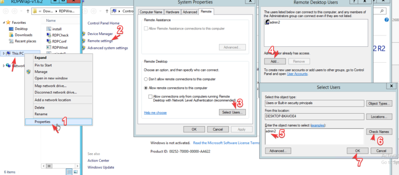 Hướng Dẫn Remote Desktop Nhiều Session Và Nhiều Users Trên Một Vps